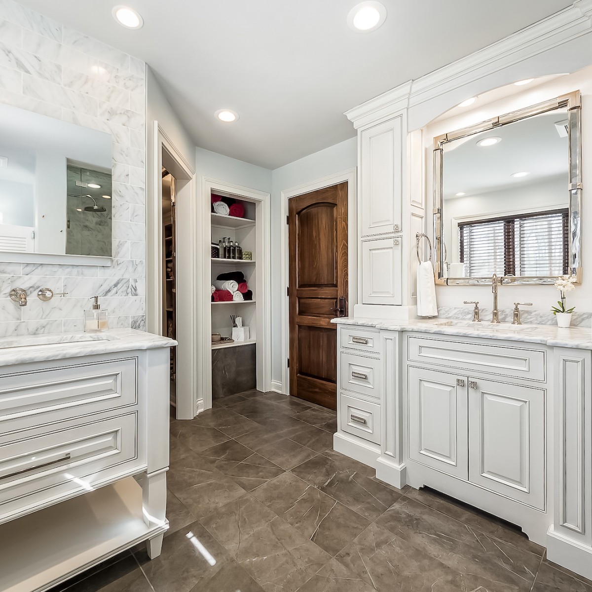 Elegant Lewis Center Bath and Walk-In Closet | Bathroom Remodel, Bath ...